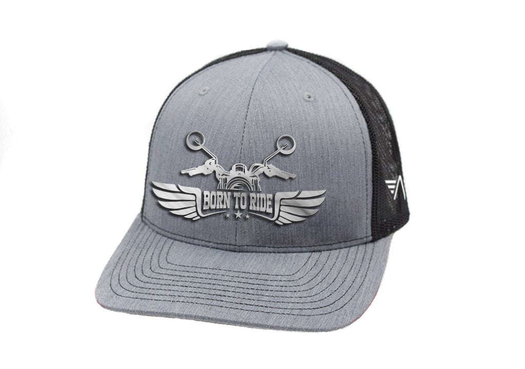 Born to Ride Wings Alumalid Hats – alumalids.com